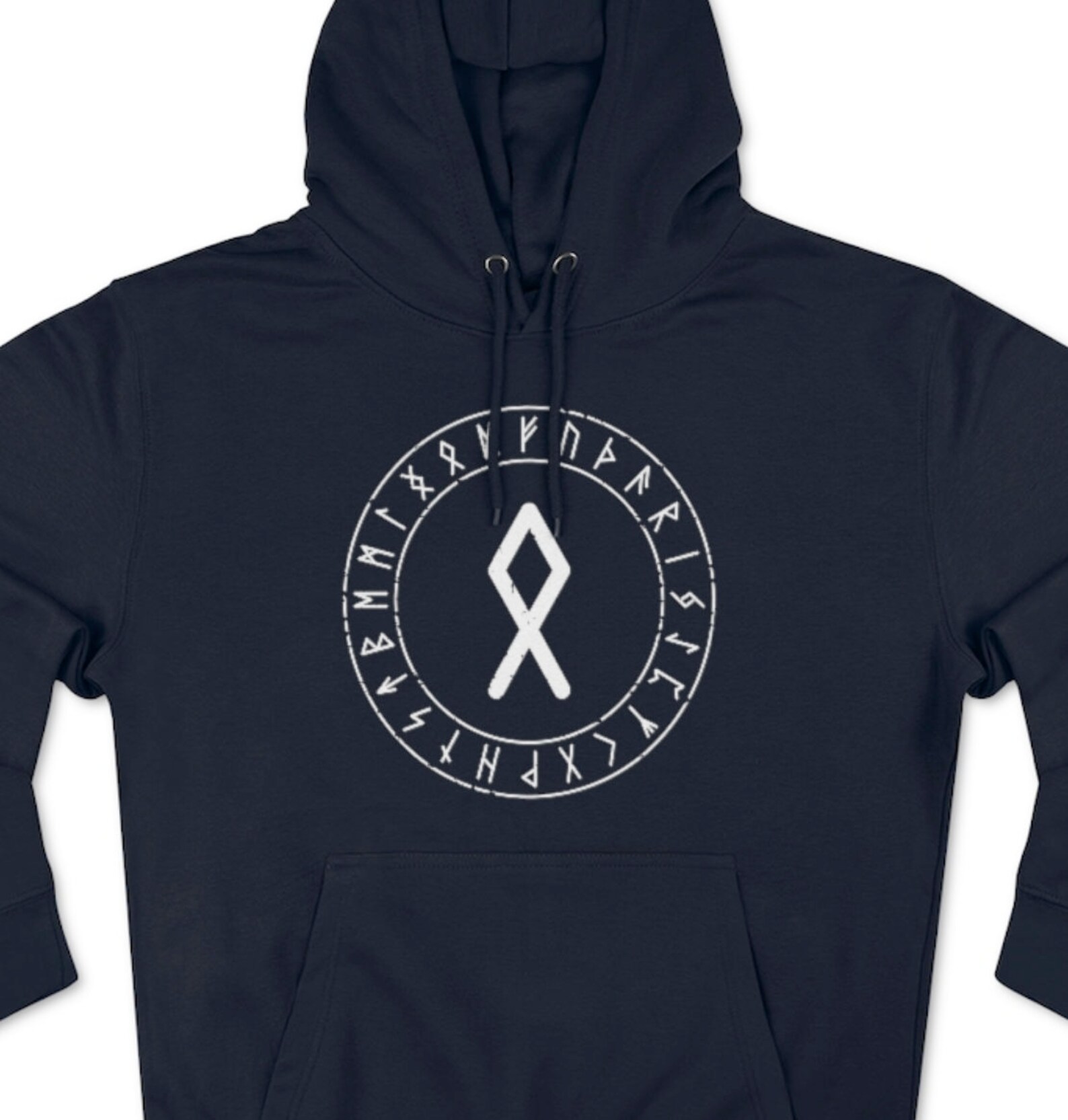 Viking Hoodie Othala Rune in Norse Rune Circle / Men / Pagan - Etsy