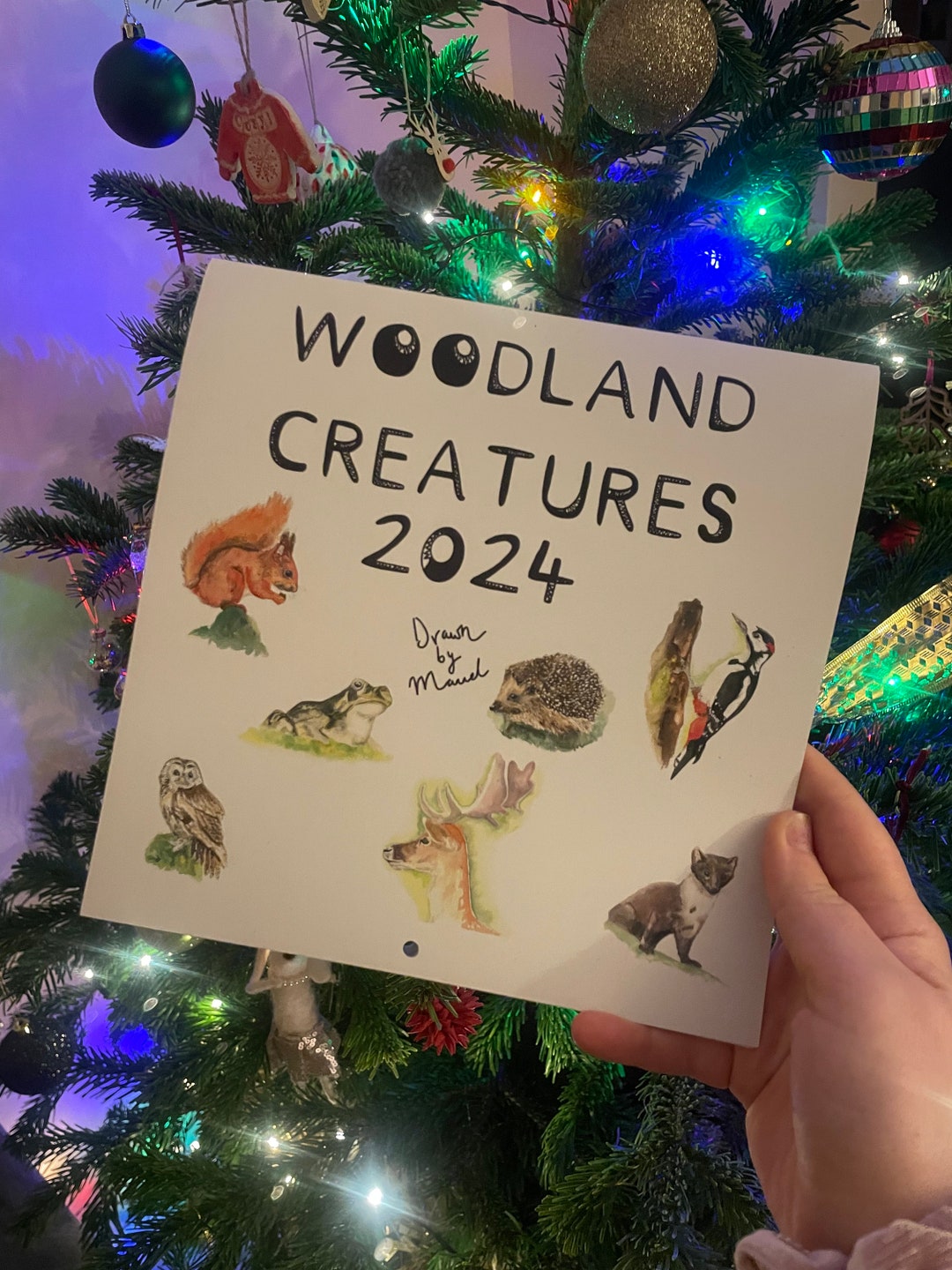 2024 Woodland Creature Calendar - Etsy UK