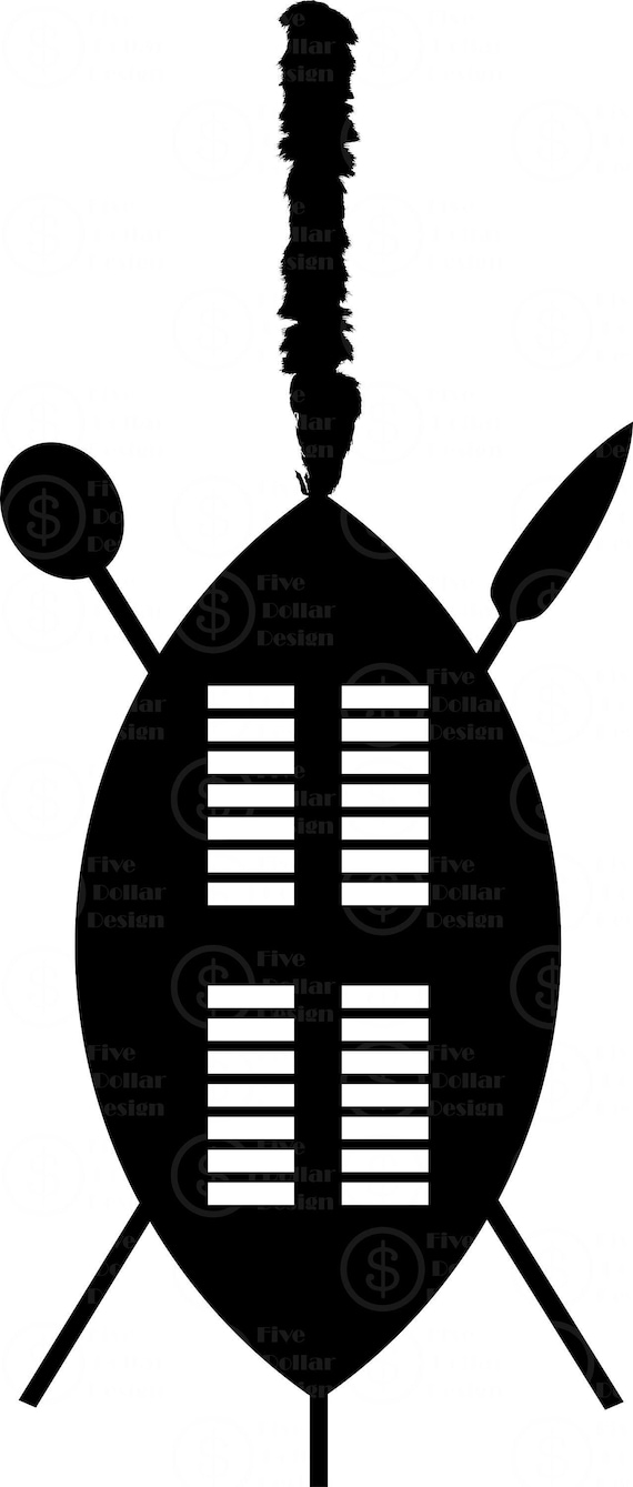 Zulu Sheild SVG - Etsy UK