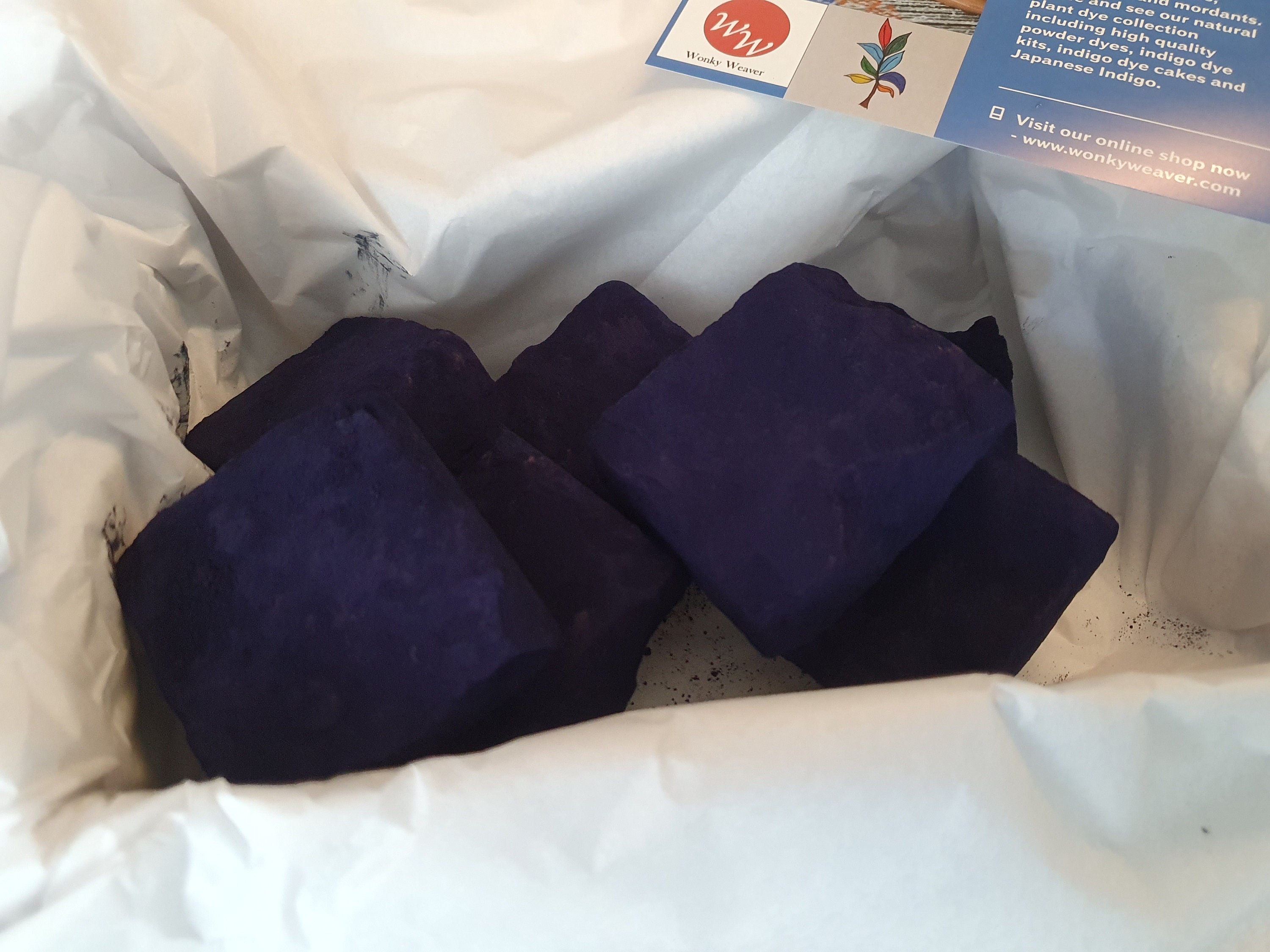 Indigo Dye Cake 100% Natural and Organic 100g Cake - Etsy