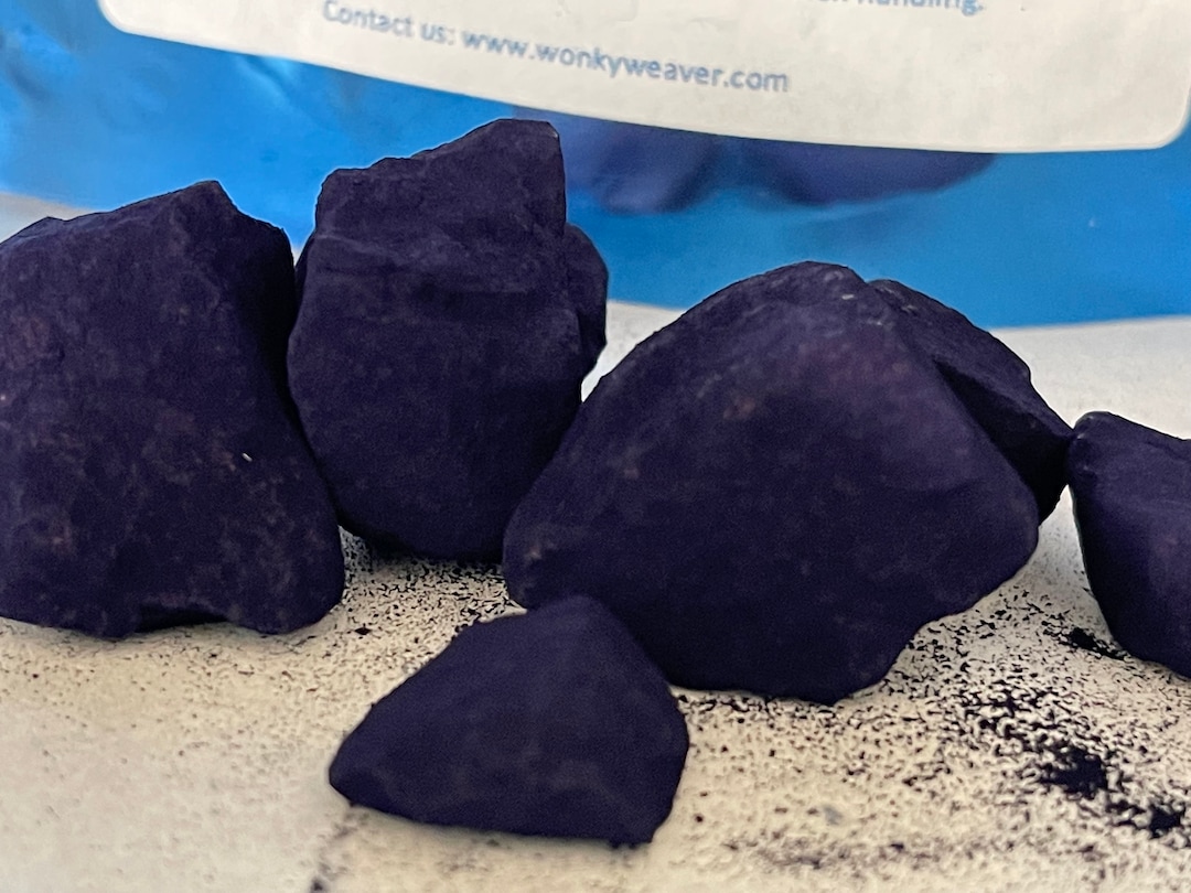 Indigo Lizard - Finest Natural Indigo Chunks - 50g - Etsy UK