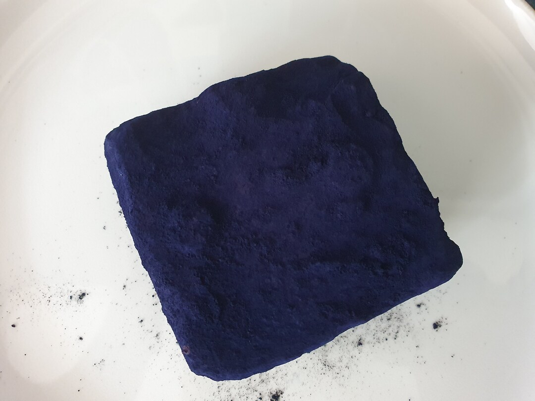 Indigo Dye Cake - 100% Natural and Organic - 100g Cake - Ethically ...