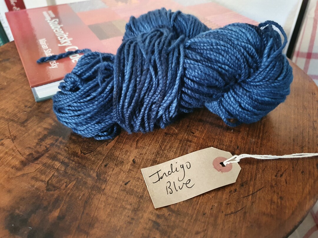 Chromatic Cotton Indigo Blue Dyed Organic Cotton Yarn 3 Weights - Etsy