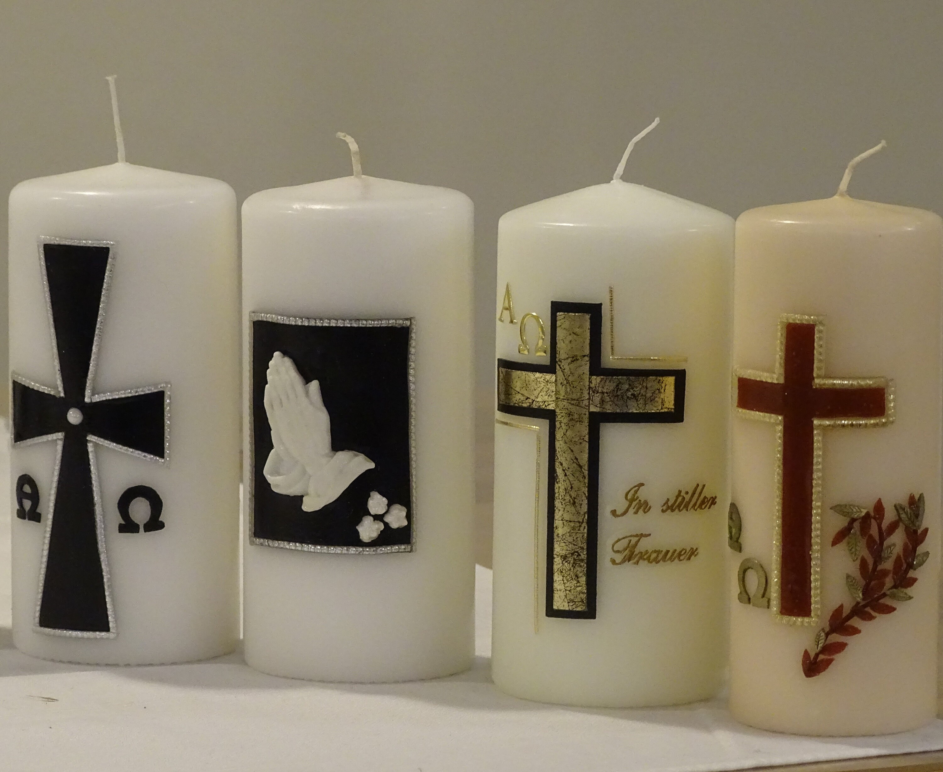 Mourning Candle/memorial Candle Small in Ivory in Still - Etsy UK