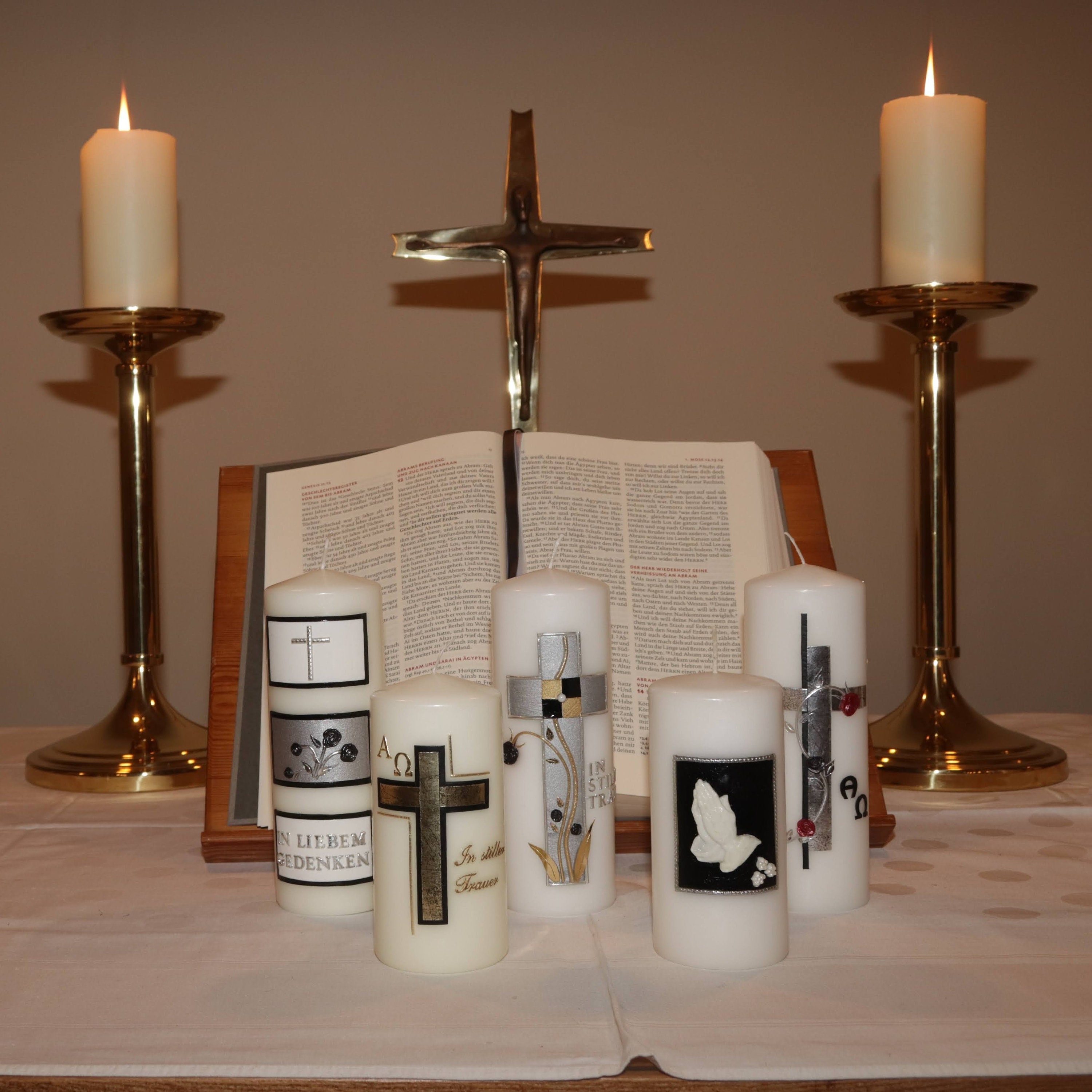 Simple Mourning Candle in Ivory in Loving Memory - Etsy UK