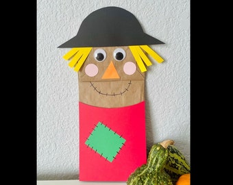 Paper Bag Puppet Halloween - Etsy