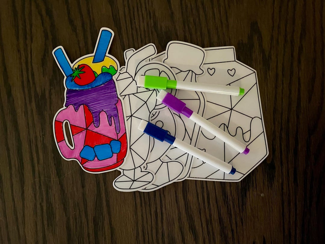 Color Your Own Window Clings | Window Decals | Suncatchers - Etsy