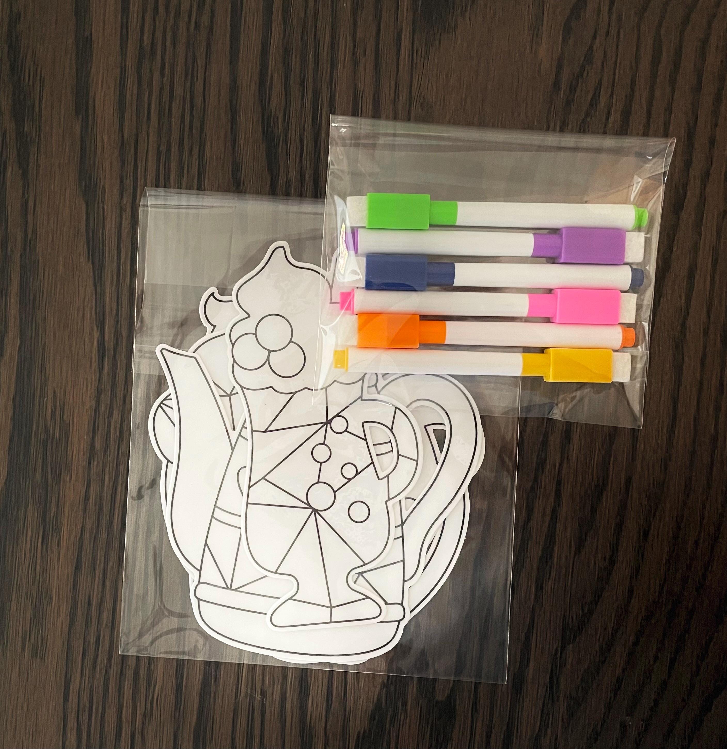 Color Your Own Window Clings | Window Decals | Suncatchers - Etsy