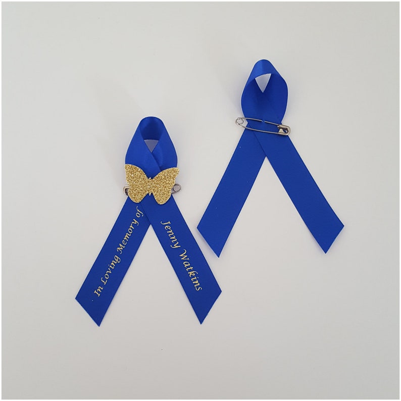 Personalised Butterfly Funeral Ribbons. in Loving Memory Pre - Etsy UK