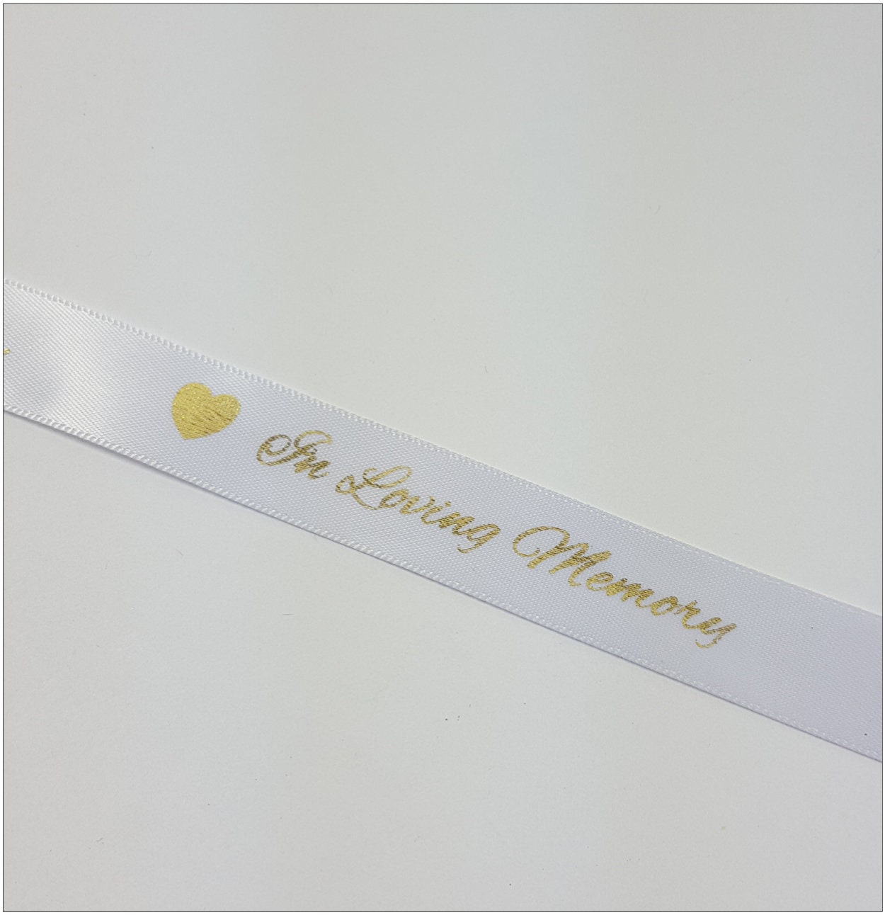 Custom Ribbon Any Text. in Loving Memory Ribbon. Forever in | Etsy UK