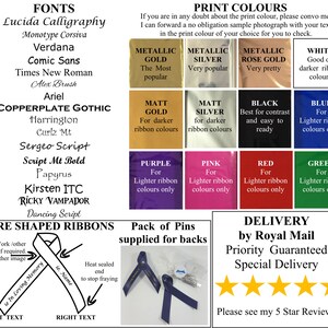 Personalised Funeral Ribbons. Menorah Memorial Ribbons. Satin - Etsy UK