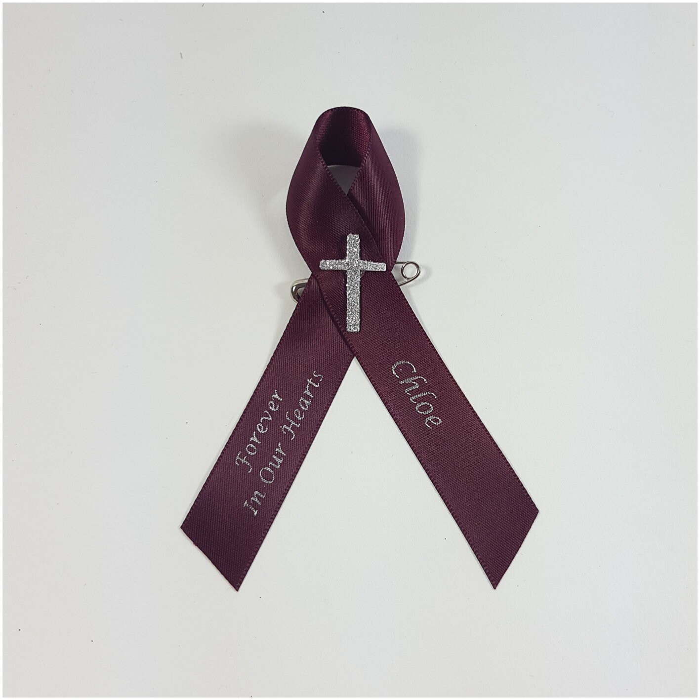 Personalised Funeral Ribbons. In Loving Memory Pre Shaped | Etsy