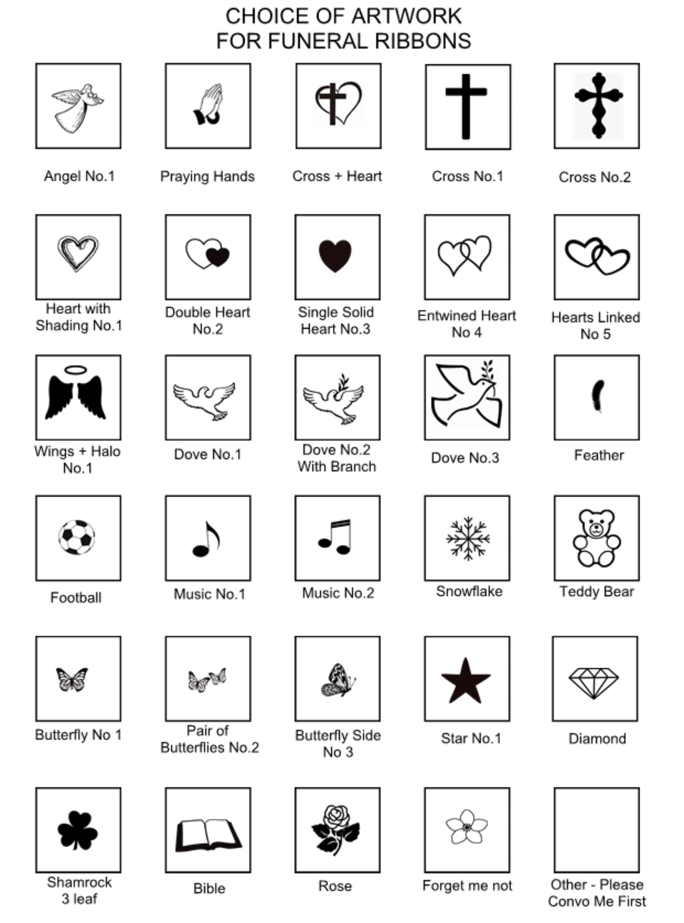 RIP Personalised Funeral Ribbons. Shaped Memorial Ribbons - Etsy UK