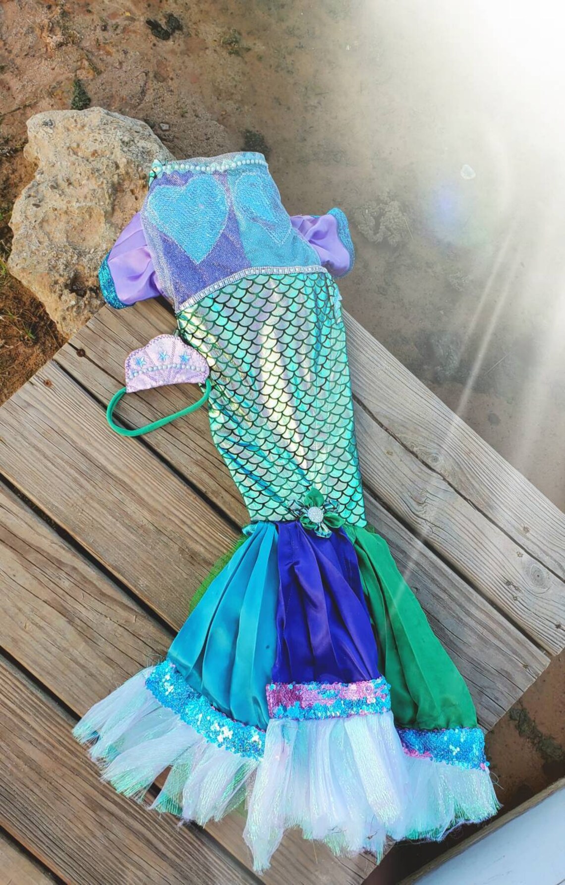 Mermaid Pet Costume Pet Mermaid Costume Little Mermaid Pet - Etsy