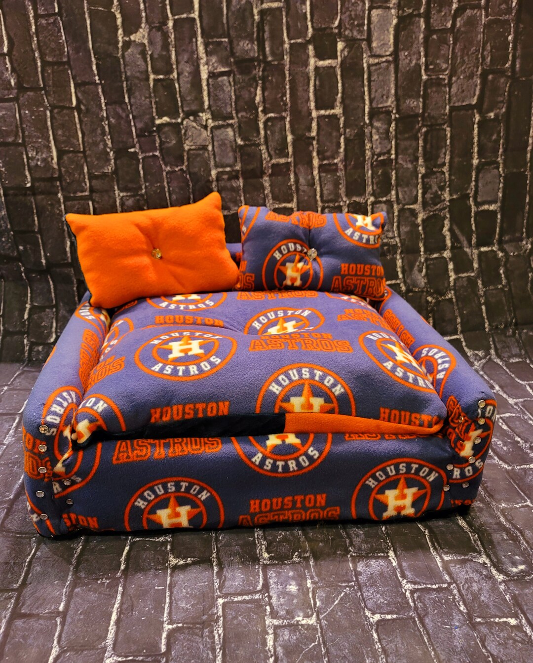 Houston Astros Pet Loveseat Couch, Houston Astros Pet Bed, Houston ...