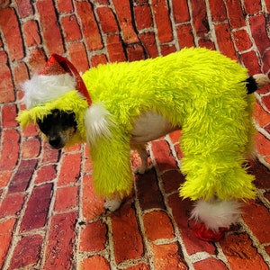 The Grinch Pet Costume, the Grinch Stole Christmas Pet Costume, Grinch ...