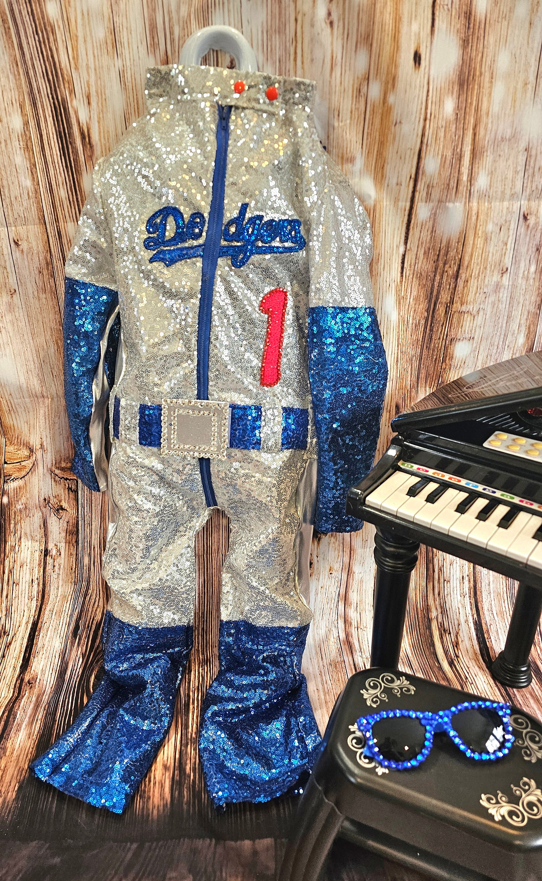 Made to Order Elton John Baby Costume Rocket Man Baby Costume Toddler Elton John Costume Halloween Baby Costume Elton Dodger Kid Costume