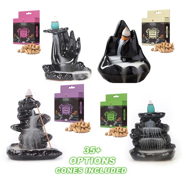 Backflow Incense Burner - Etsy