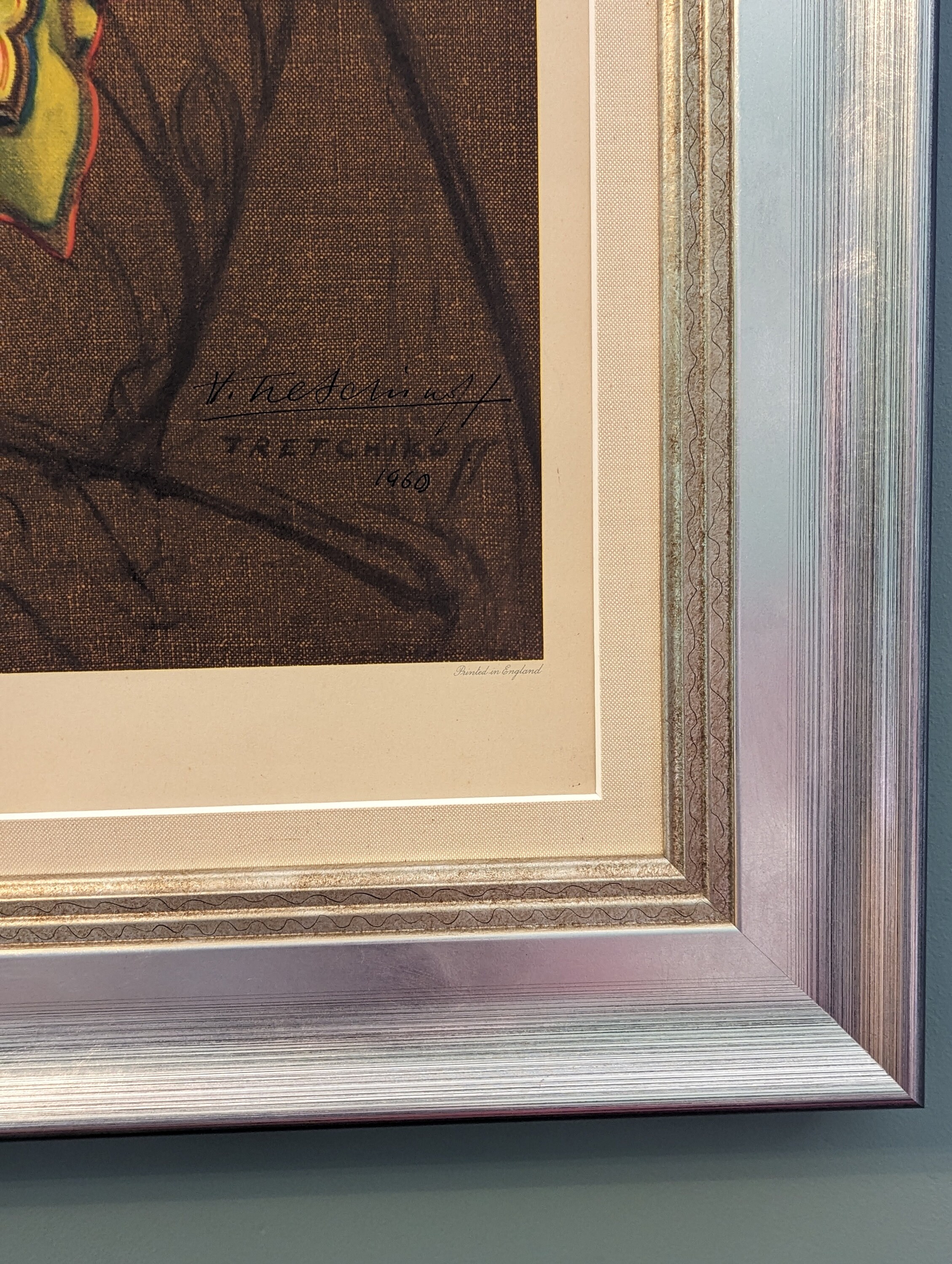 Signed Tretchikoff 'chinese Girl' Vintage Framed Print (1960) - Etsy