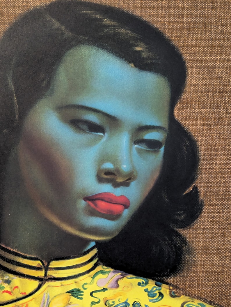 Extremely Rare SIGNED Vladimir Tretchikoff - the Chinese Girl, Vintage ...