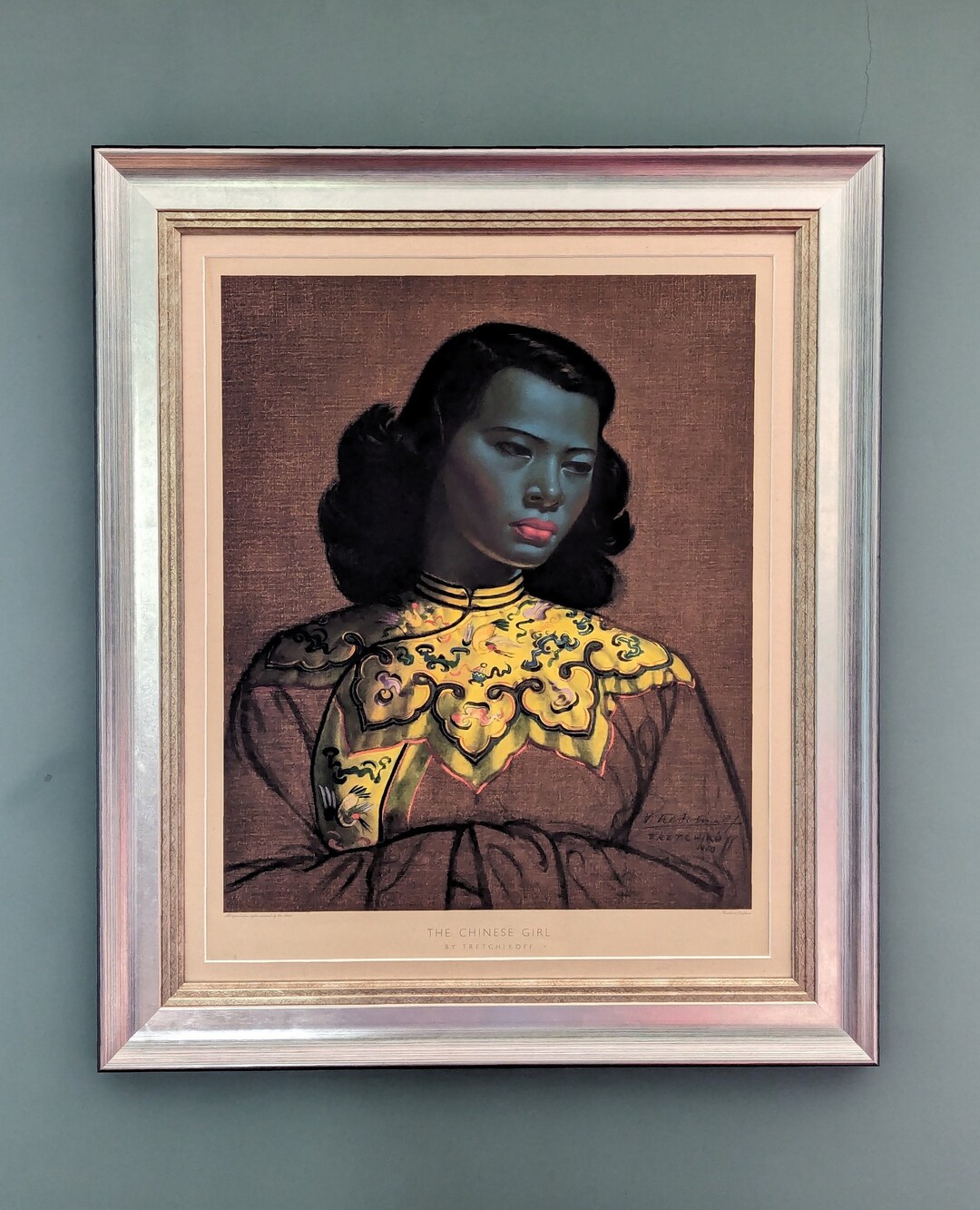 Extremely Rare SIGNED Vladimir Tretchikoff - the Chinese Girl, Vintage ...
