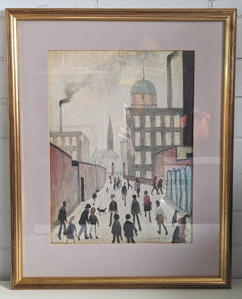 L S Lowry Limited Edition Print Mrs Swindells Picture Ca. 1974 - Etsy