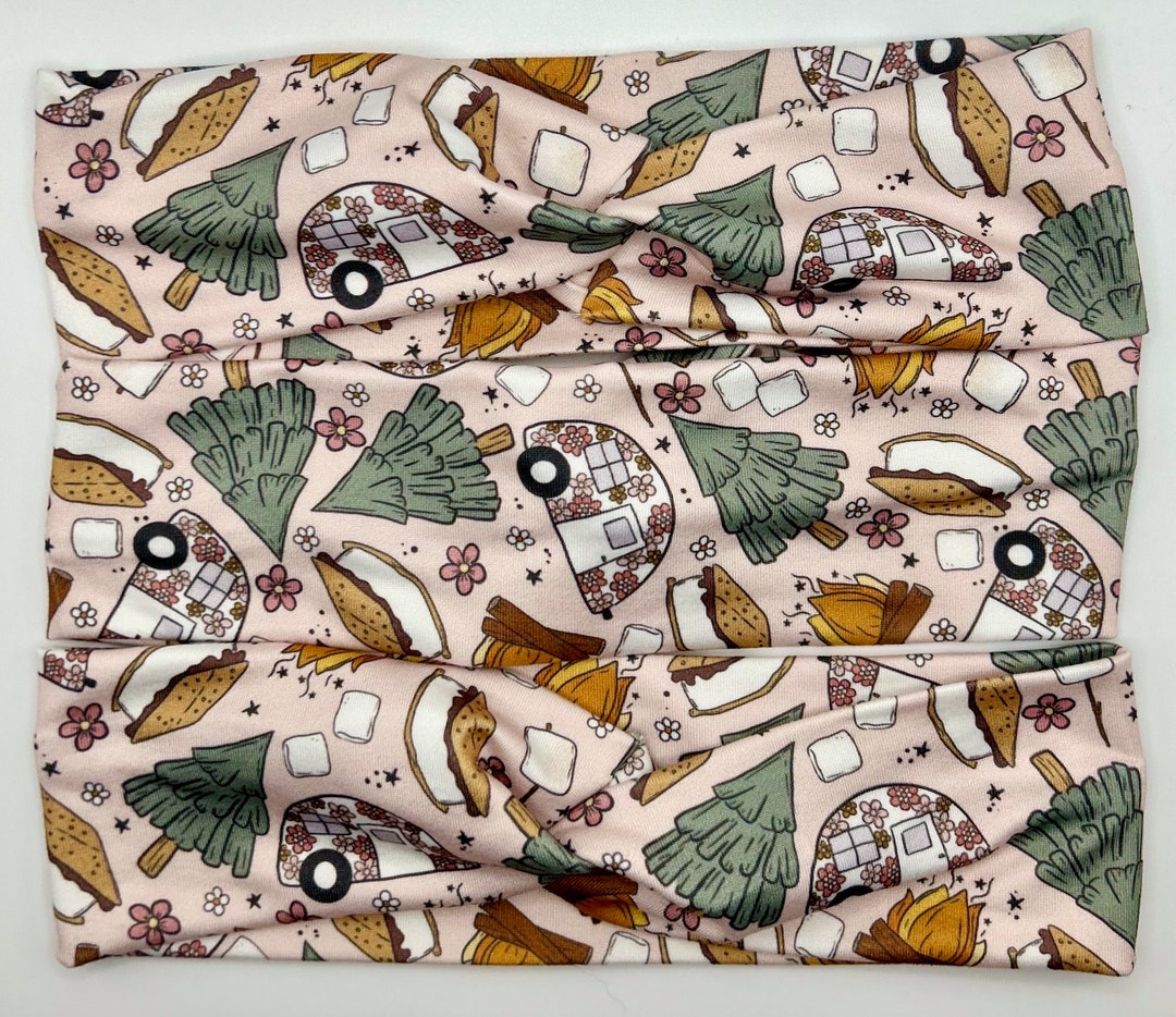 Glamping Camper Knot Headband/camping Knotted Headband/outdoors ...