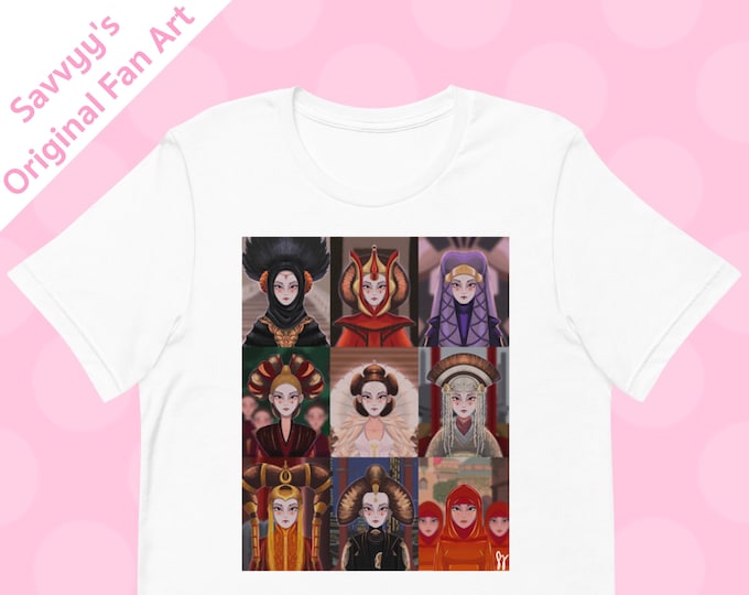 Queen Amidala Royal Portrait Series Unisex T-shirt, Padme Amidala ...