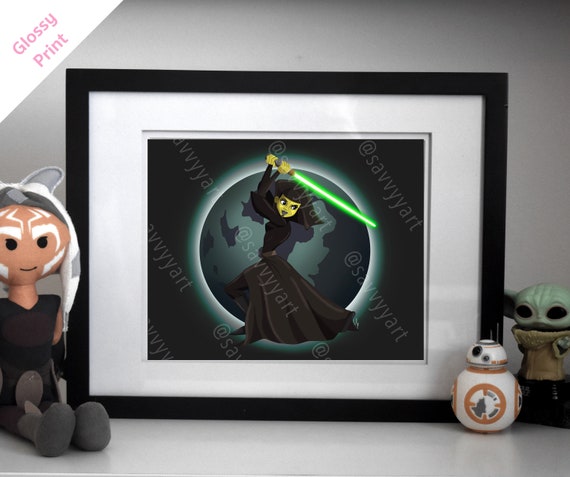 Master Luminara Unduli Glossy Print Star Wars Clone Wars | Etsy