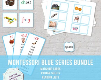 Print SERIE ROSA MONTESSORI Cvc Words Matching Cards - Etsy