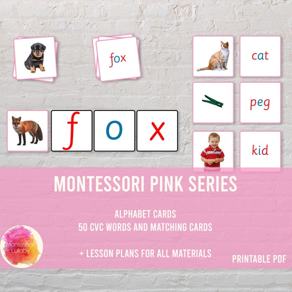 Montessori Cvc Cards - Etsy