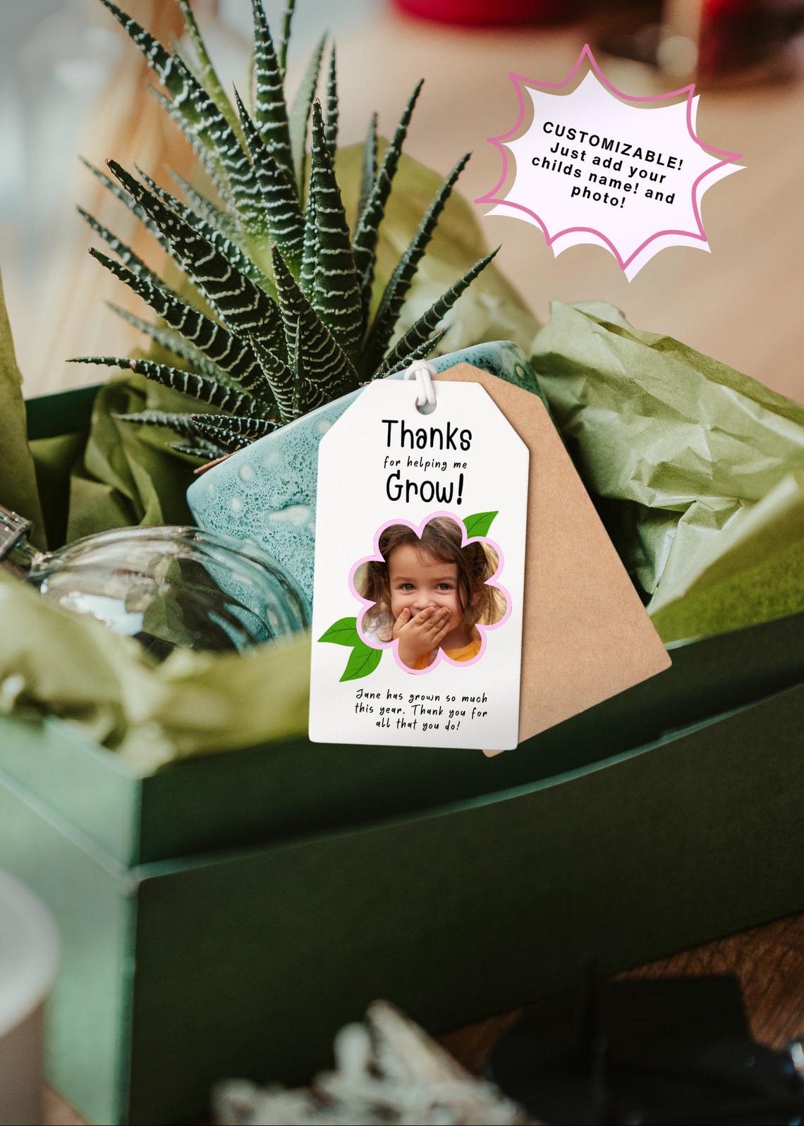 Cute "thank You for Helping Me Grow" Gift Tags Printable - Teacher ...