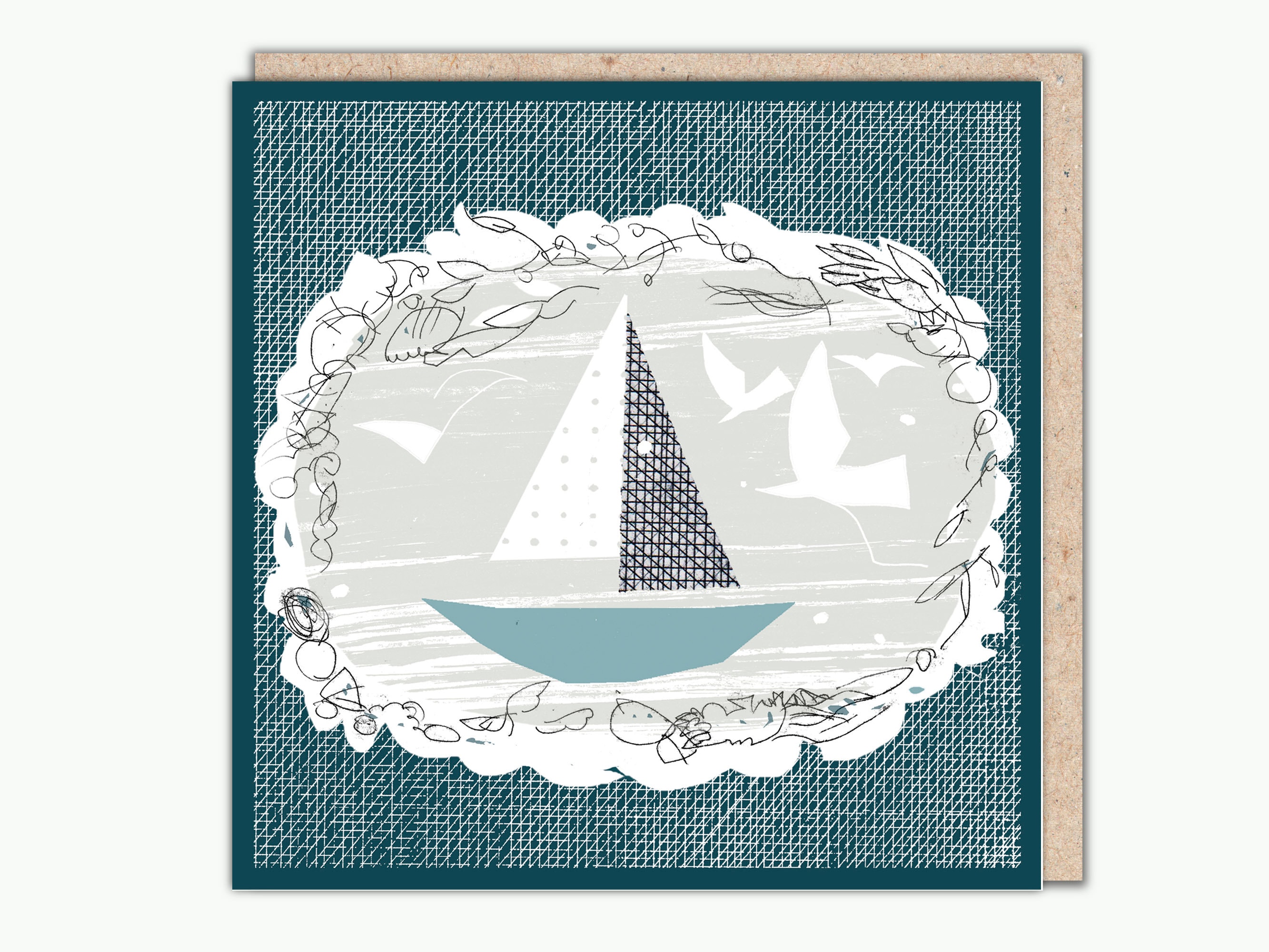 Ship Shape Greeting Card by Helen Minns - Etsy UK