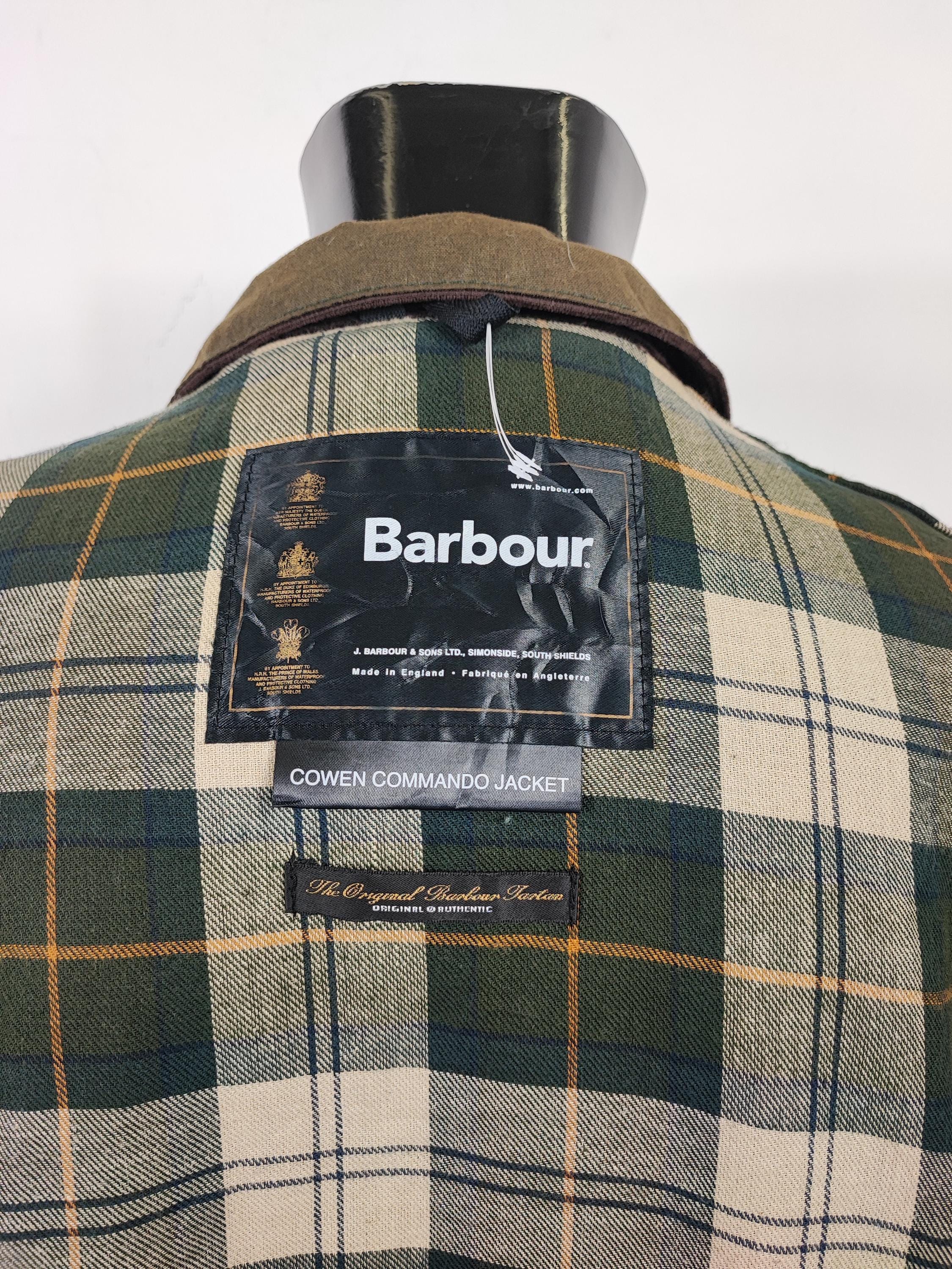 RARE Barbour Cowan Commando Jacket Green C44/112 Cm Green RARE Barbour Cowan Commando Jacket Green C44/112 Cm Green