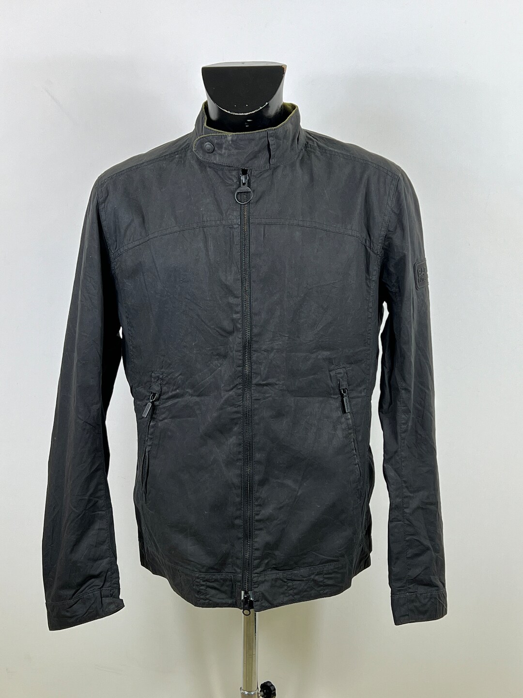 Barbour International Short Jacket for Men in Black Large Man Black ...