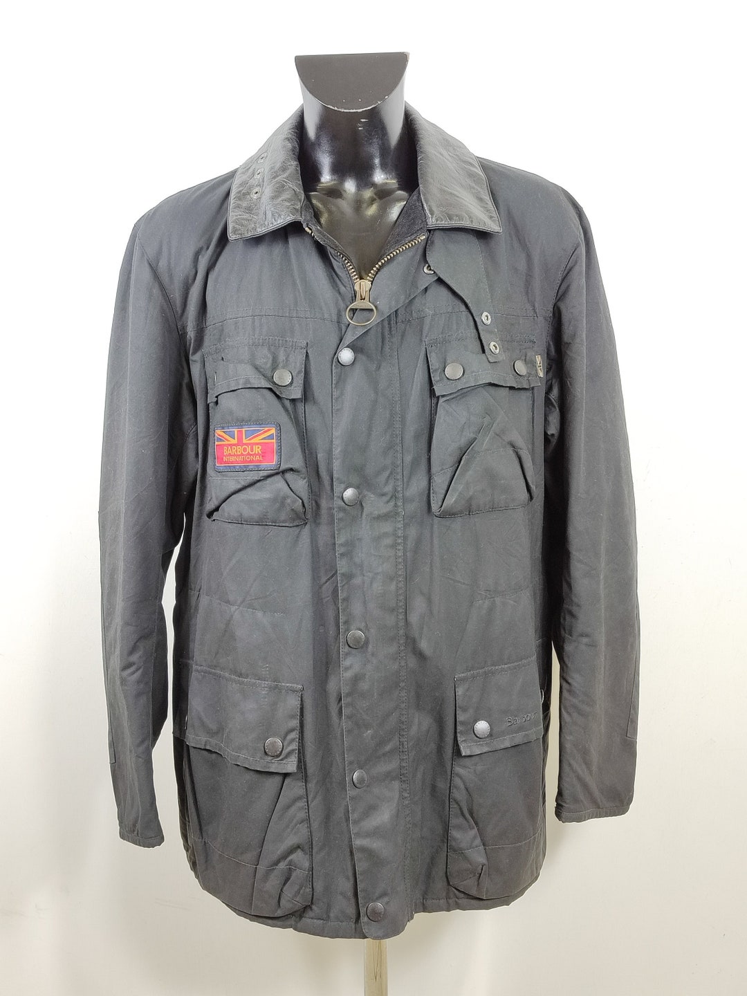 Barbour International Surtees Jacket Black XXL Black International Man ...
