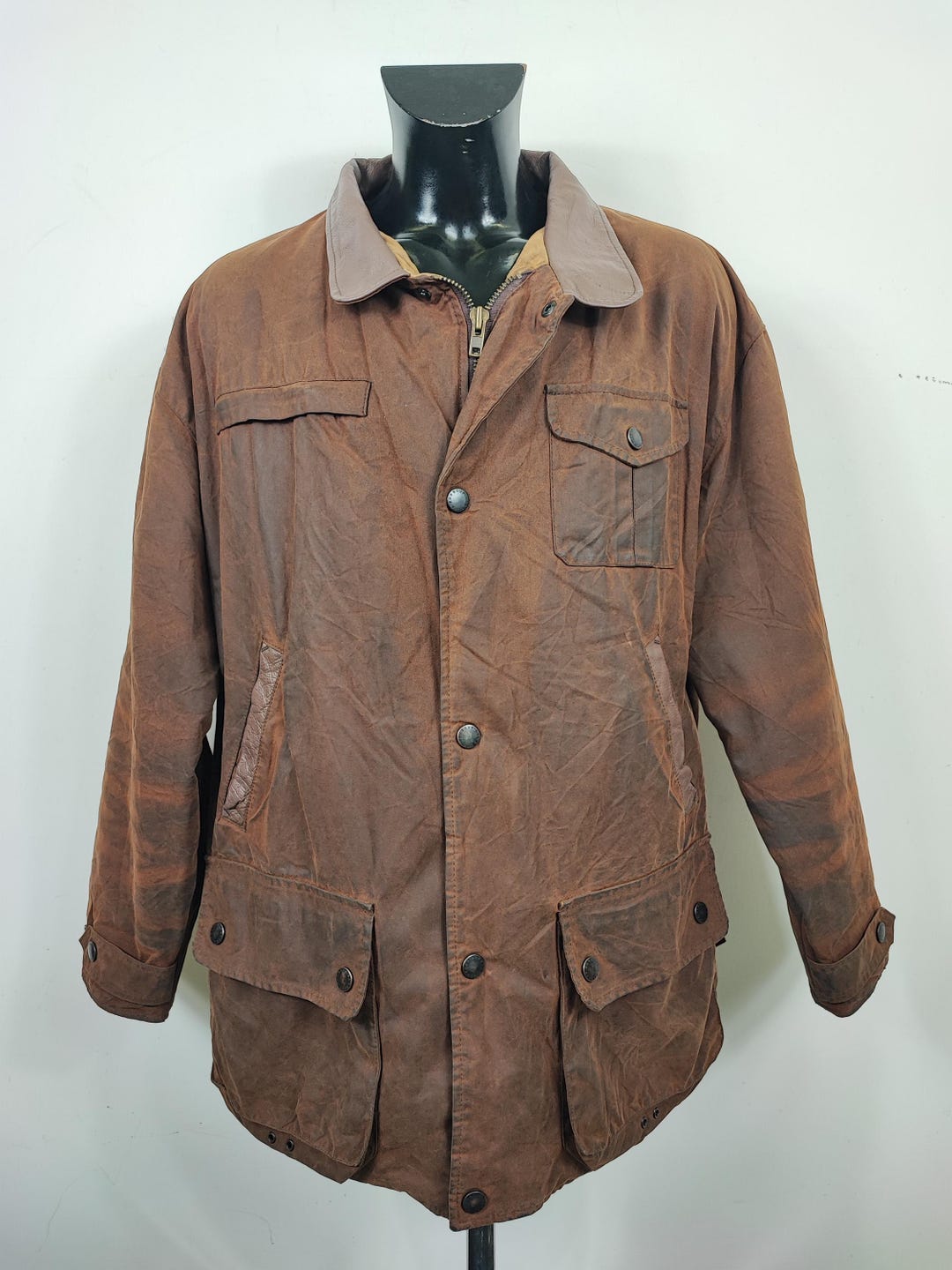 Barbour Men's Bushman Jacket Brown Xxlarge Man Wax Brown Bushman Jacket ...