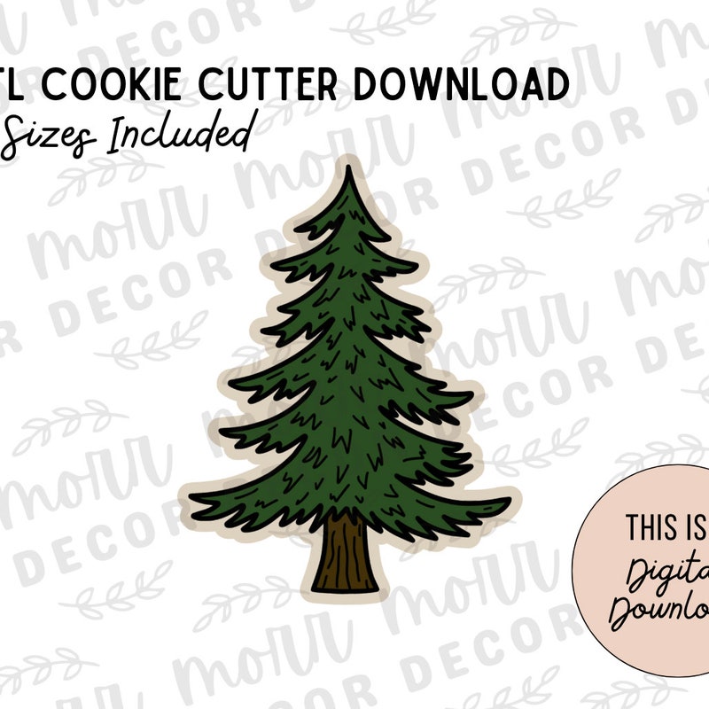 Tree Cookie Cutter - Etsy