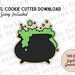 Bubbling Cauldron Cookie Cutter Digital Download Halloween - Etsy