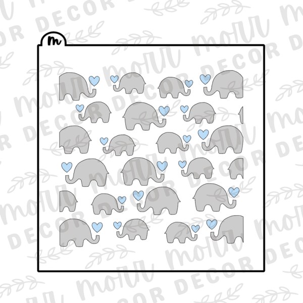 Elephant Stencil - Etsy