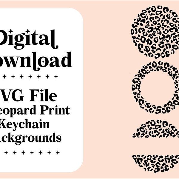 Leopard Svg - Etsy