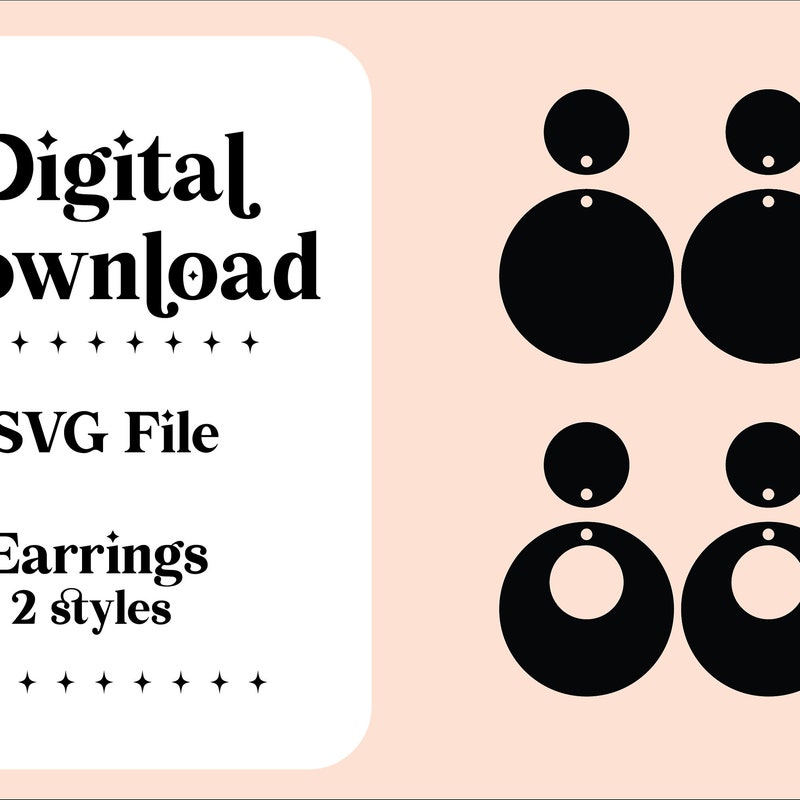 Cricut Earring Svg - Etsy