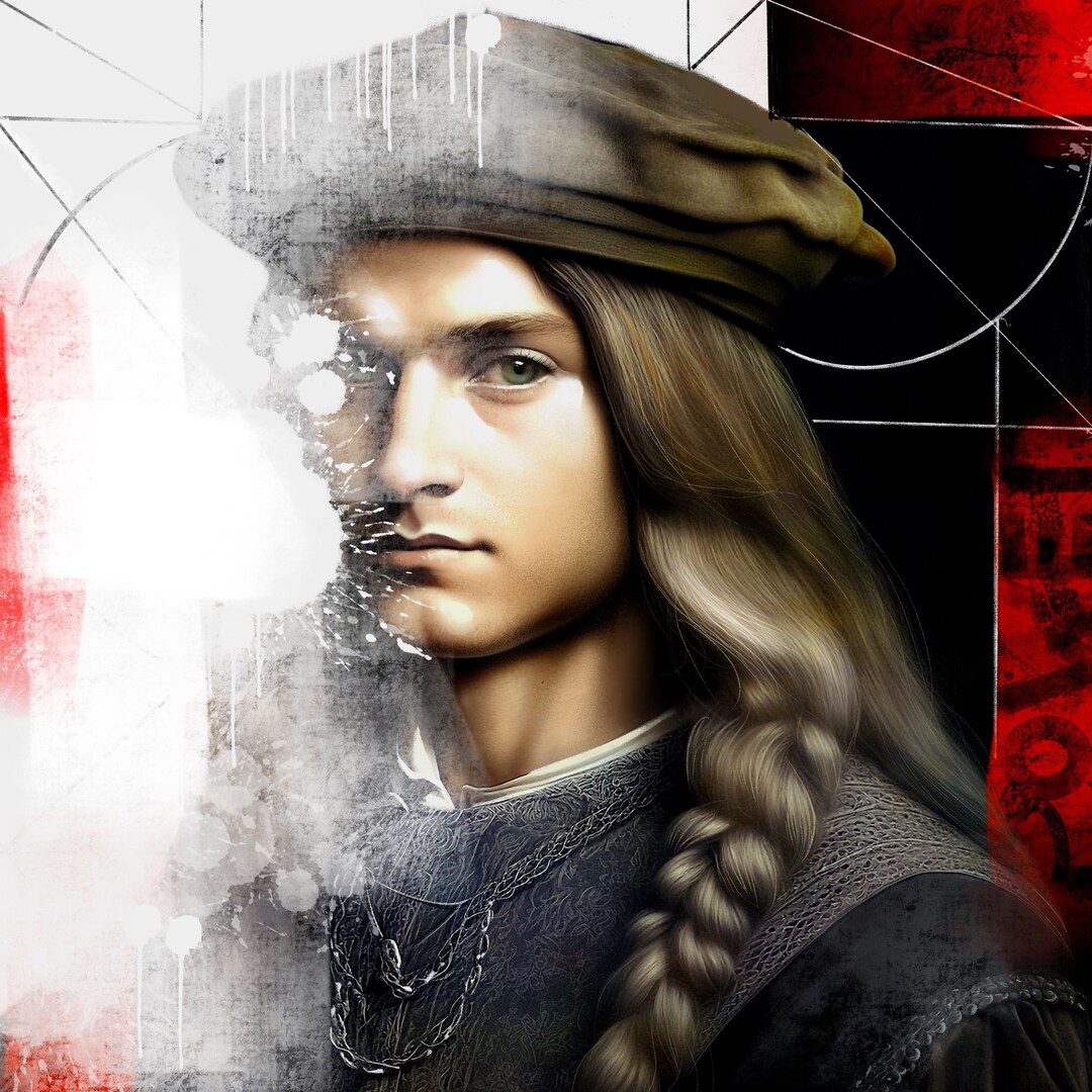 Painting by Ira Tsantekidou, “renaissance Fascination 20”, Art Print ...