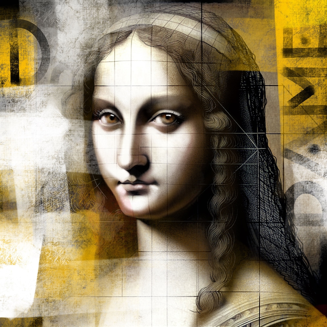 Painting by Ira Tsantekidou, “renaissance Fascination 18”, Art Print ...