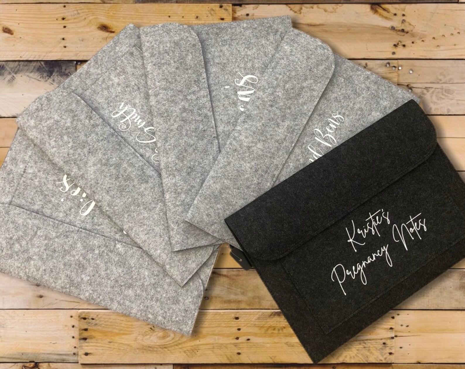 Personalised Folder Documents Folder Monogram Folder - Etsy UK