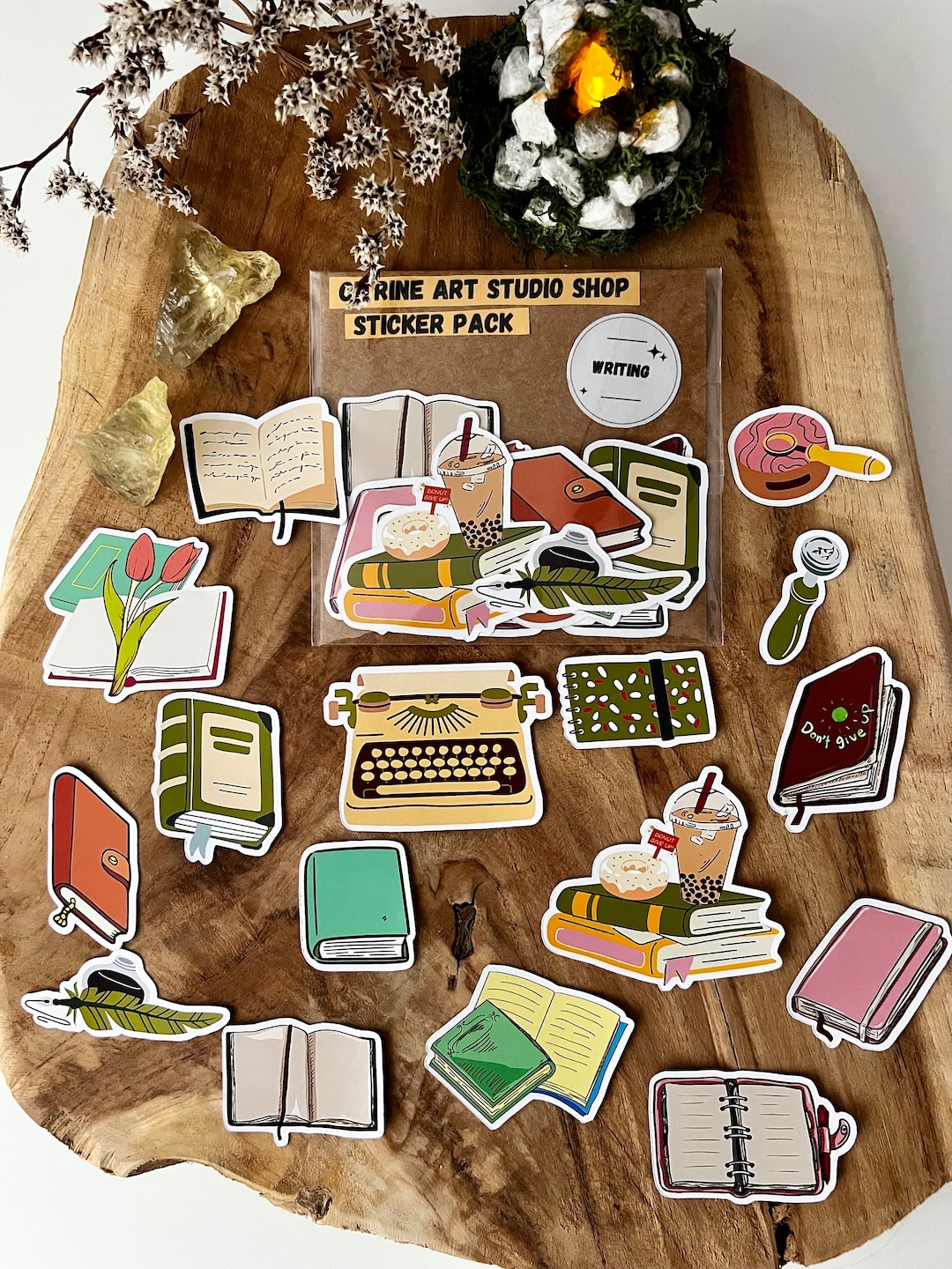 Sticker Pack Writing Bullet Journal Sticker Planner Stickers Bujo ...