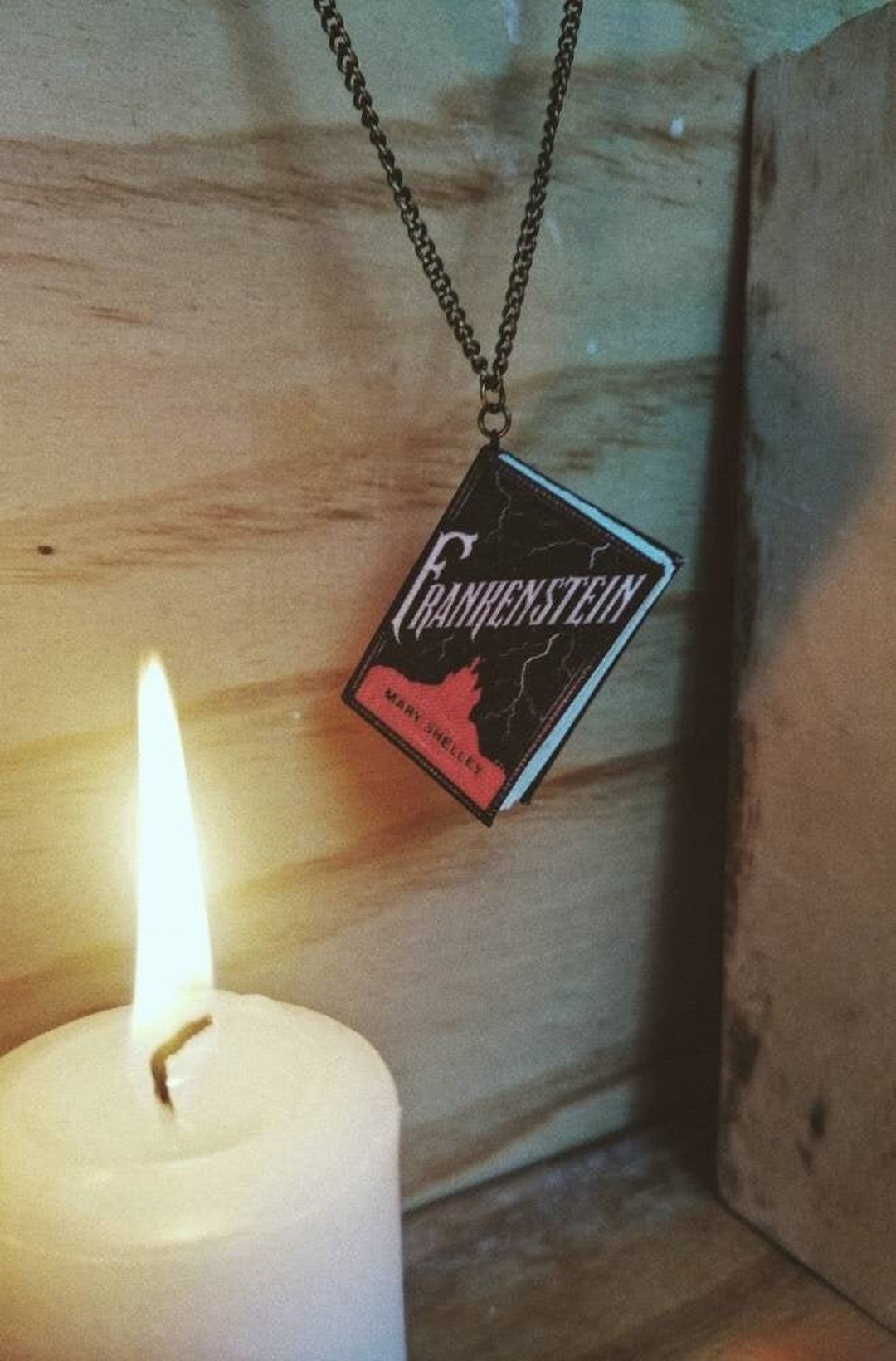 Frankenstein Necklace Frankenstein Jewelry Frankenstein Pendant Mini ...