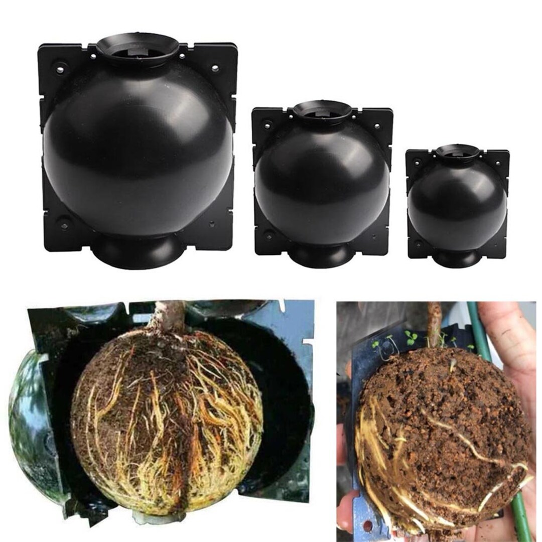 3 Pack Reusable Plant Rooting Air Layering High-pressure Box Grafting L ...