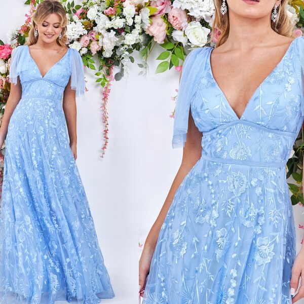 Powder Blue Dress - Etsy