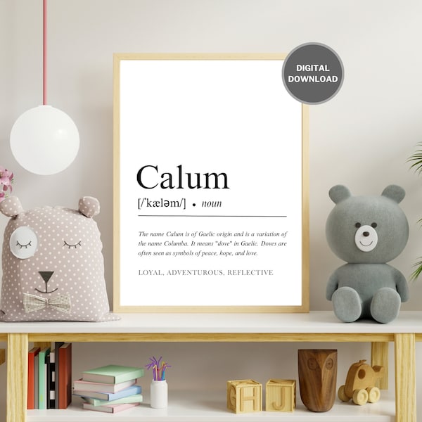 Baby Name Wall Art - Etsy